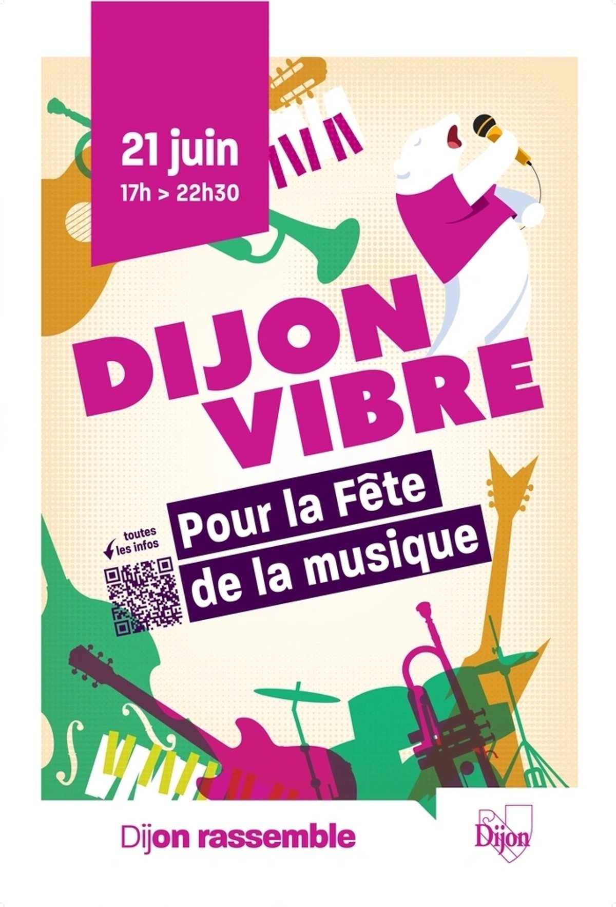 Concert Scène cour intérieure Vogue à Dijon — 21 juin 2026